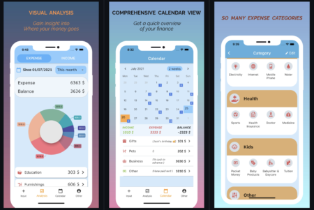 Daily expense tracking and finance management flutter app