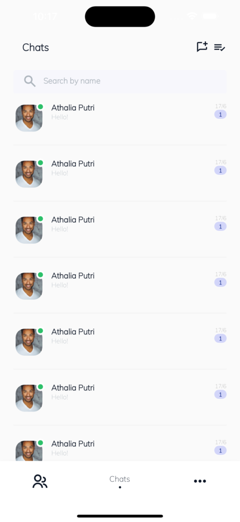 A Messenger App Ui Using Flutter Source Code 0776