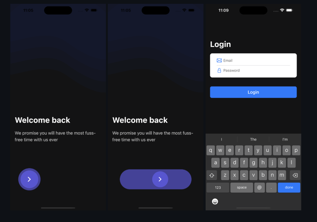 Splash Login UI screen with Animation using flutter Splash Login UI screen with Animation using flutter