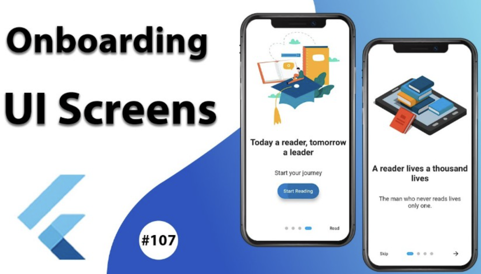 Custom and beautiful onboarding screen easily with Flutter