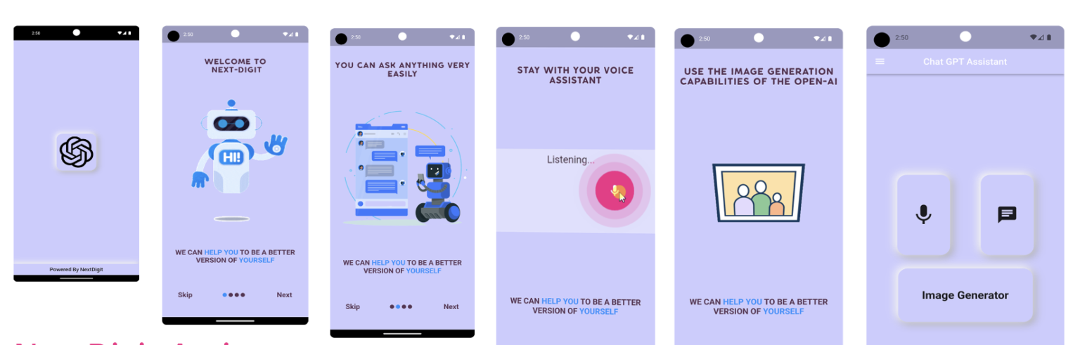 Chat GPT Voice Chatbot App with Flutter source code